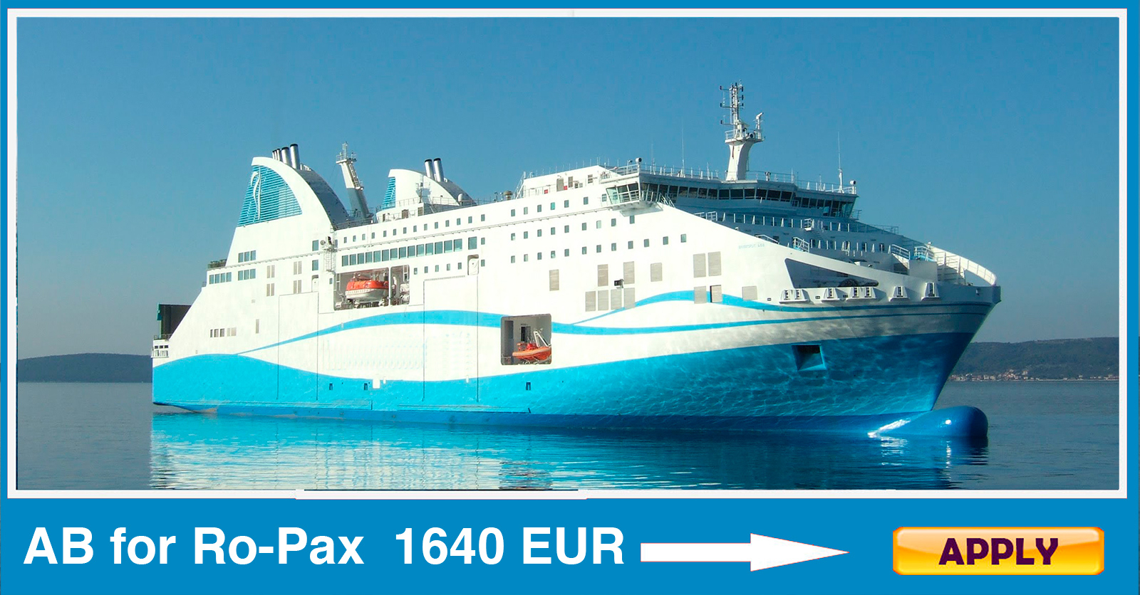 AB for Ro-pax vessel at